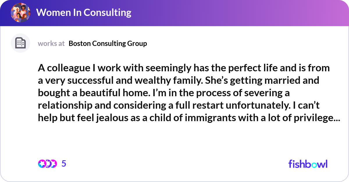 A colleague I work with seemingly has the perfect ... | Fishbowl