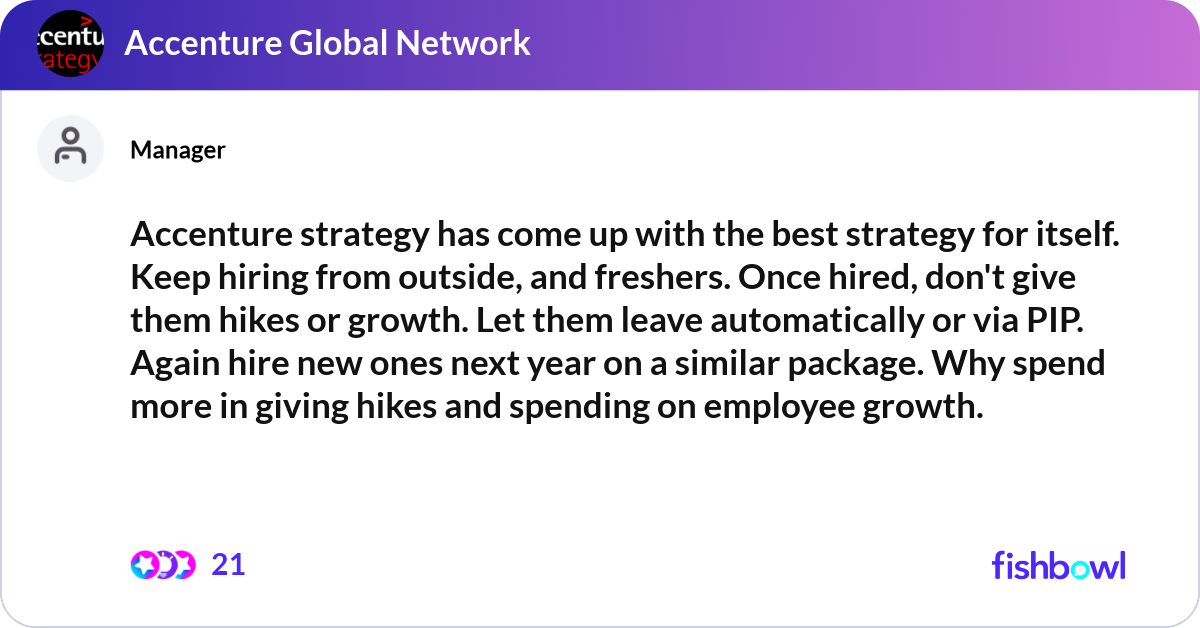 Accenture strategy has come up with the best strat... | Fishbowl