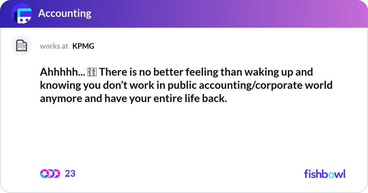 Ahhhhh... ☕️ There is no better feeling than wakin... | Fishbowl