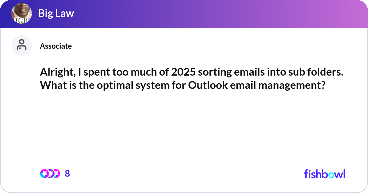 Alright, I spent too much of 2025 sorting emails i... | Fishbowl