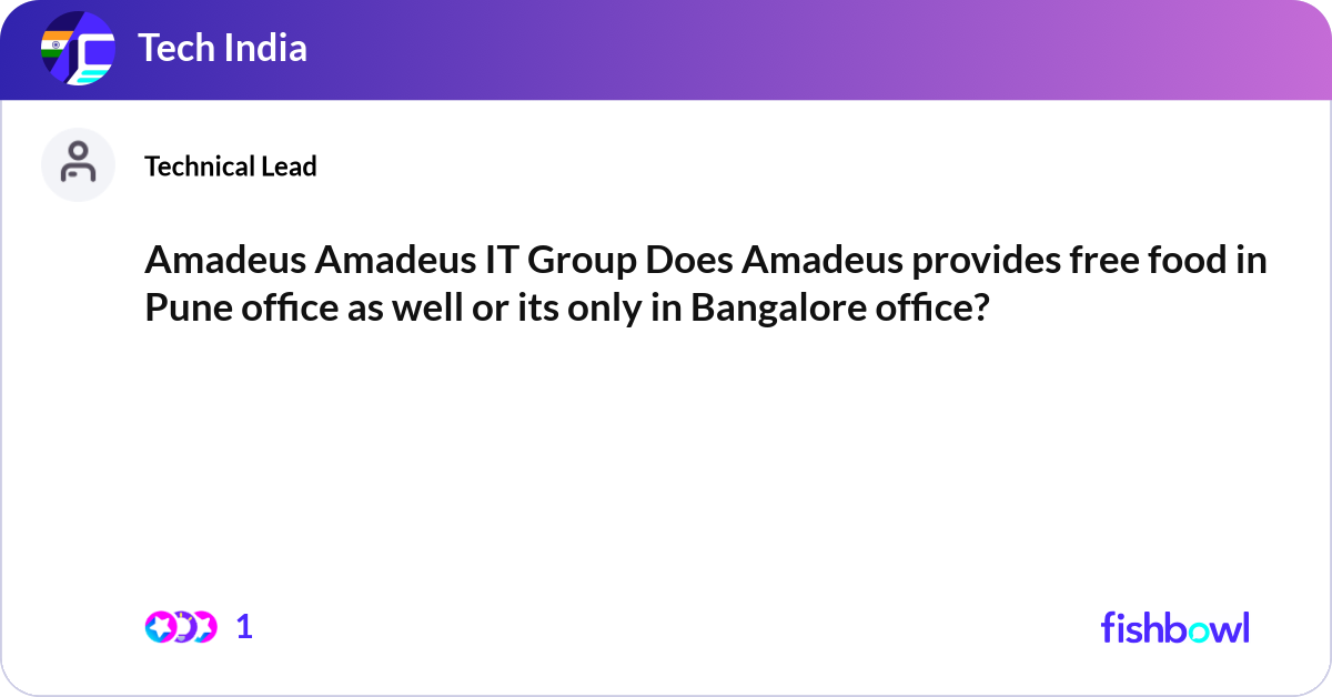 Amadeus Amadeus IT Group Does Amadeus provides fre... | Fishbowl