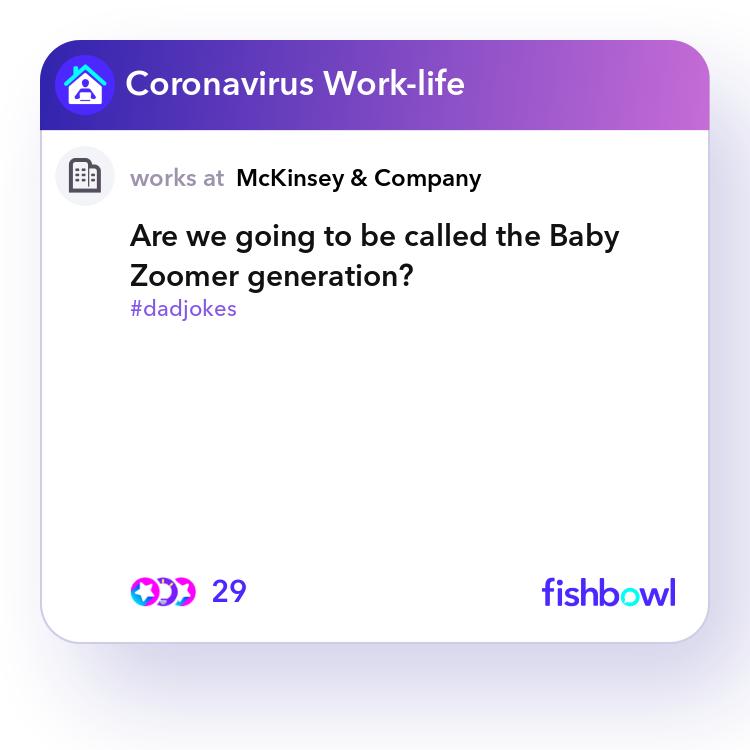 Are we going to be called the Baby Zoomer generati... | Fishbowl