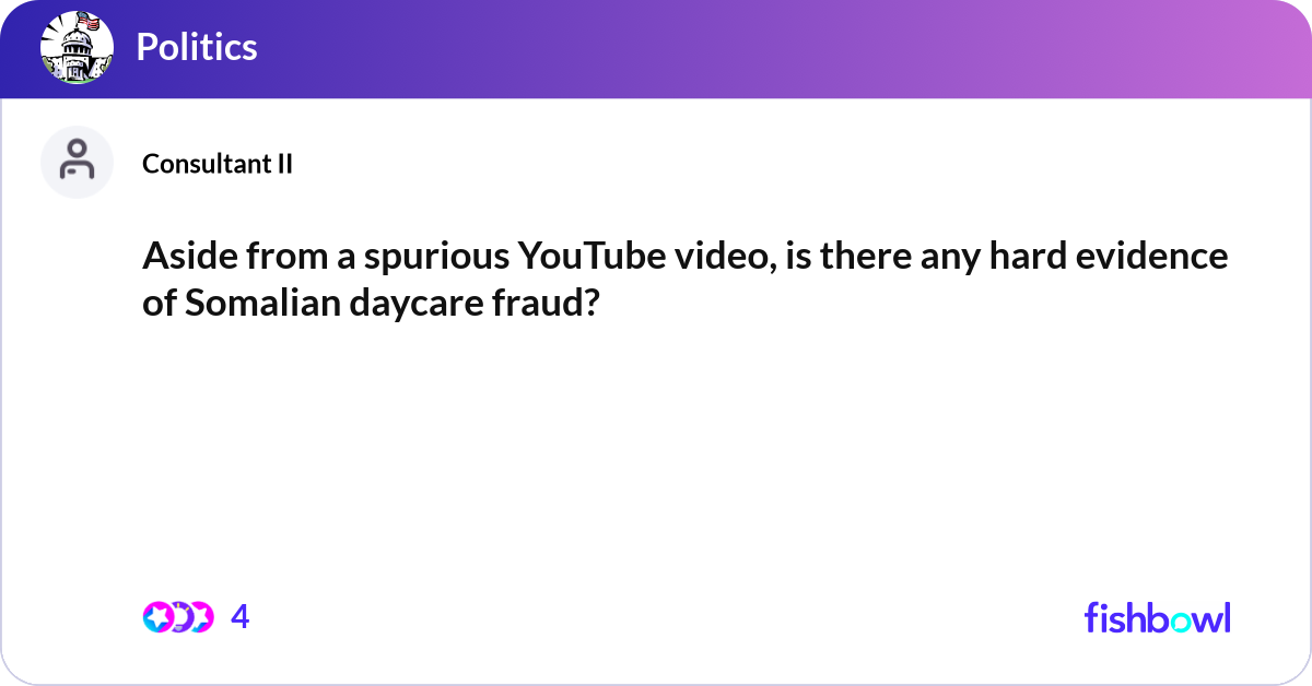 Aside from a spurious YouTube video, is there any ... | Fishbowl