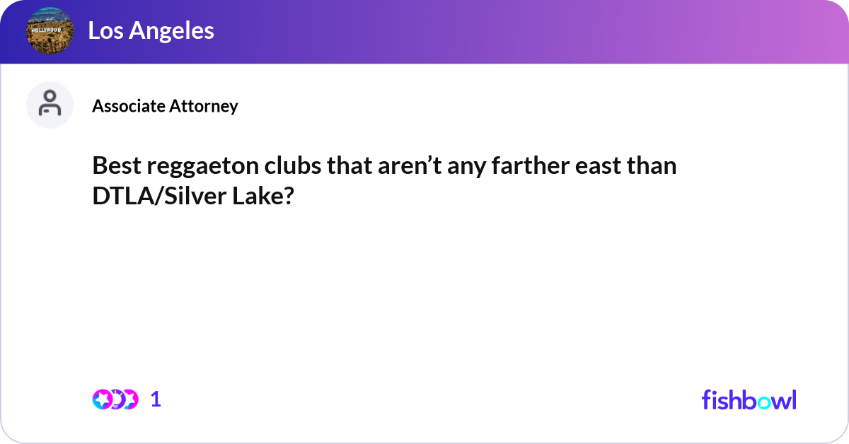 Best reggaeton clubs that aren’t any farther east ... | Fishbowl