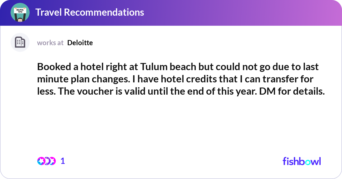 Booked a hotel right at Tulum beach but could not ... | Fishbowl