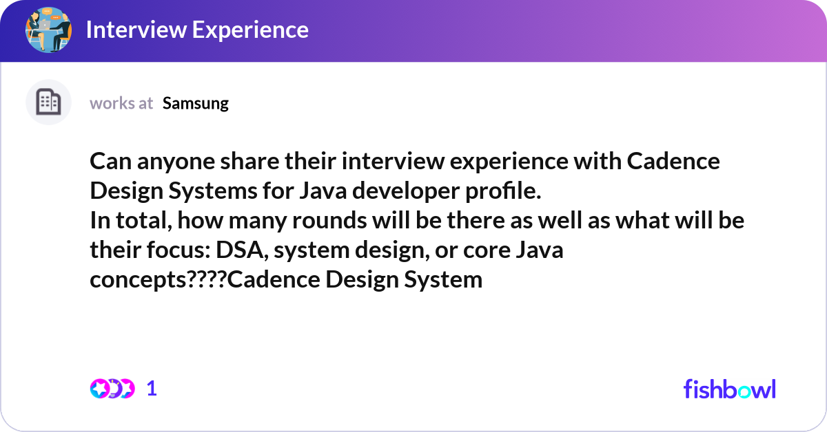 Can anyone share their interview experience with C... | Fishbowl