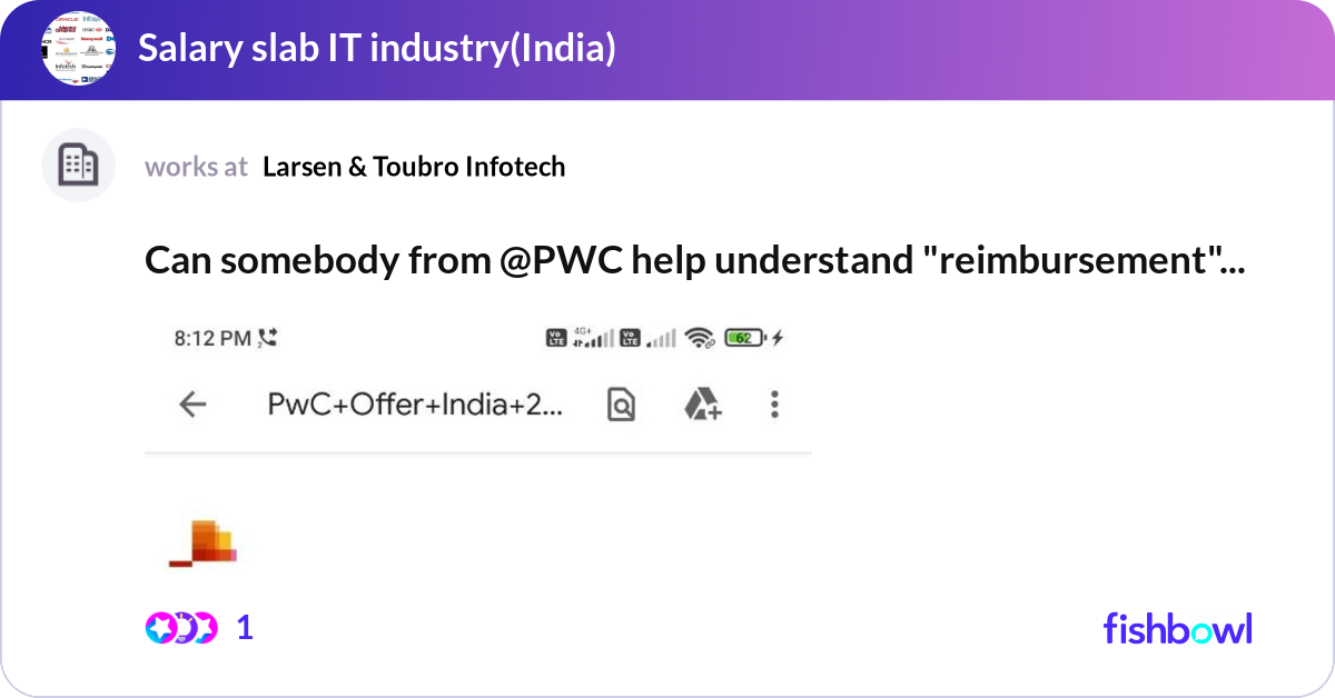 Can somebody from @PWC help understand "reimbursem... | Fishbowl