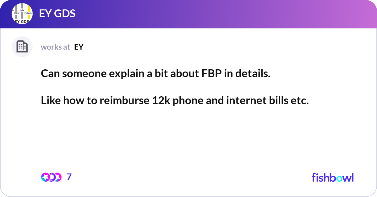 Can someone explain a bit about FBP in details. L... | Fishbowl