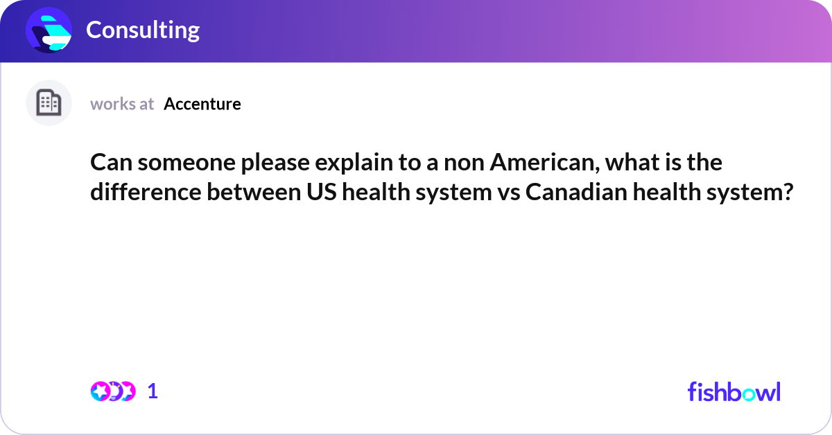 Can someone please explain to a non American, what... | Fishbowl