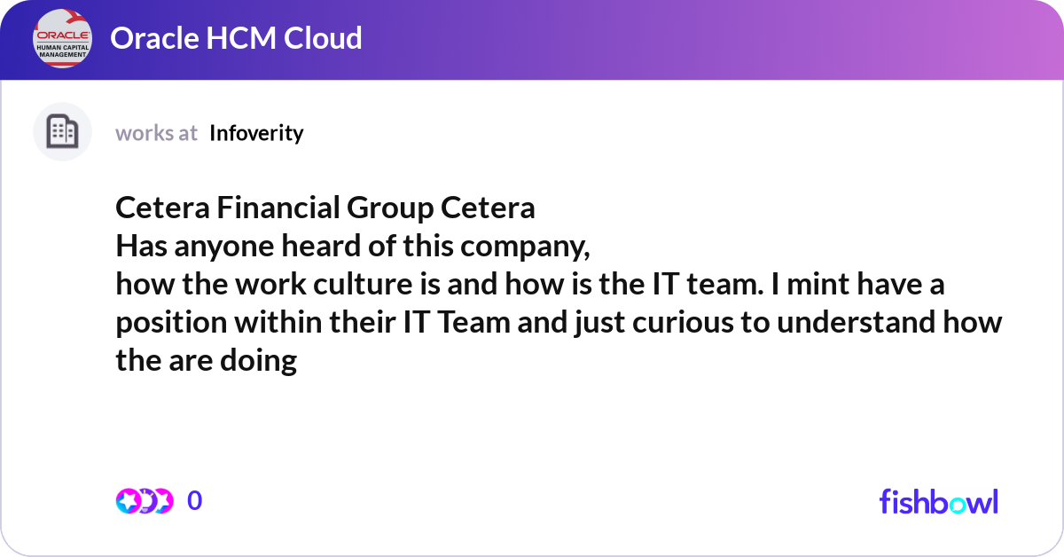 Cetera Financial Group Cetera Has anyone heard of... | Fishbowl