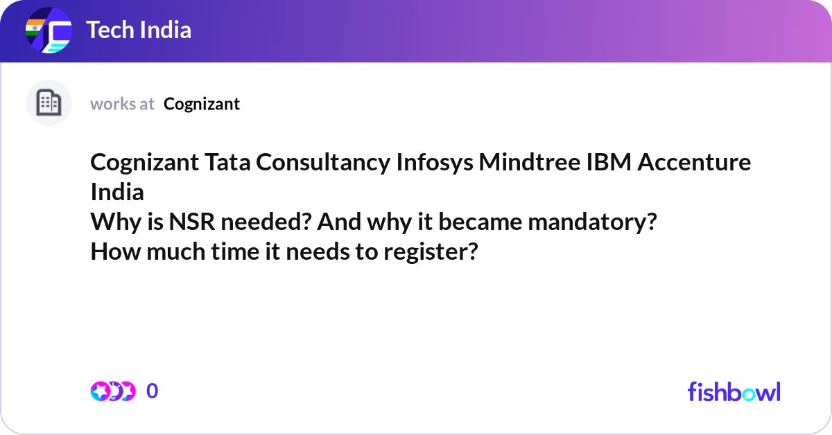 Cognizant Tata Consultancy Infosys Mindtree IBM Ac... | Fishbowl