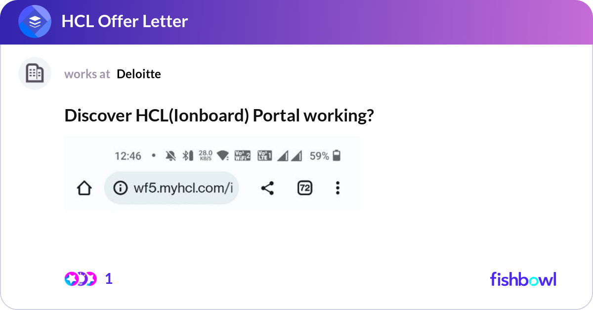 Discover HCL(Ionboard) Portal working? | Fishbowl