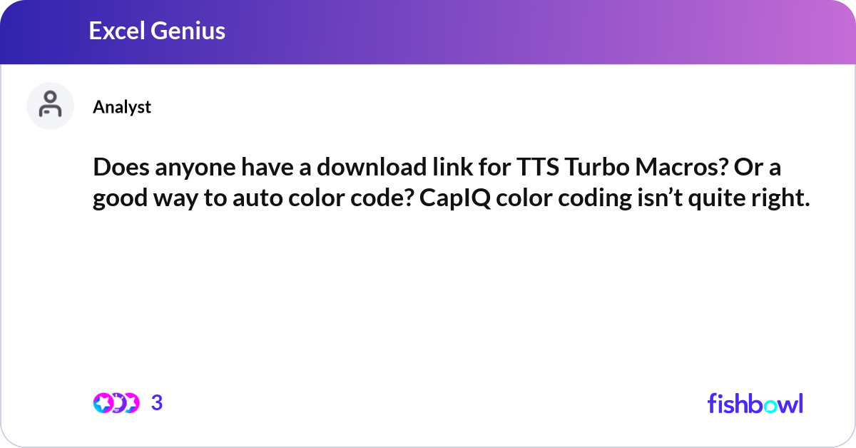 Does anyone have a download link for TTS Turbo Mac... | Fishbowl