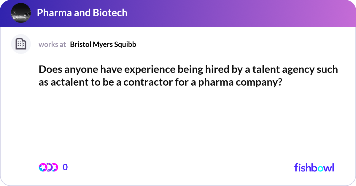 Does anyone have experience being hired by a talen... | Fishbowl