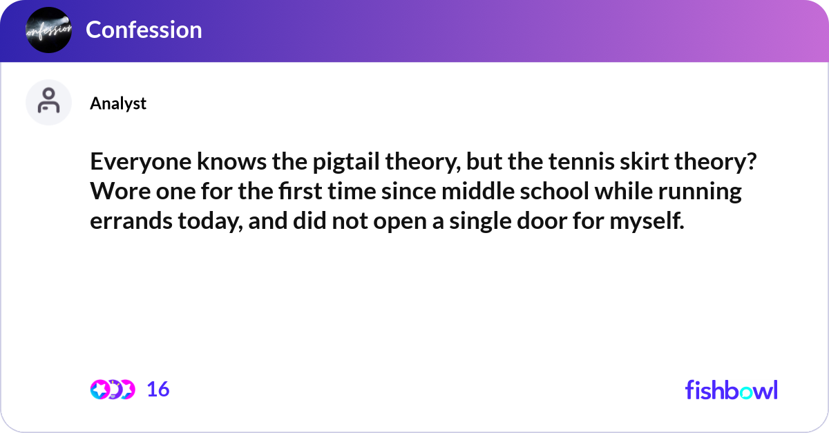Everyone knows the pigtail theory, but the tennis ... | Fishbowl