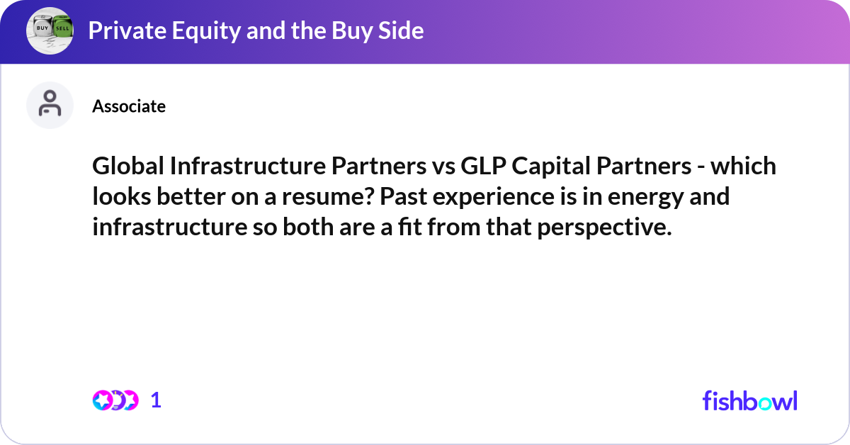 Global Infrastructure Partners vs GLP Capital Part... | Fishbowl