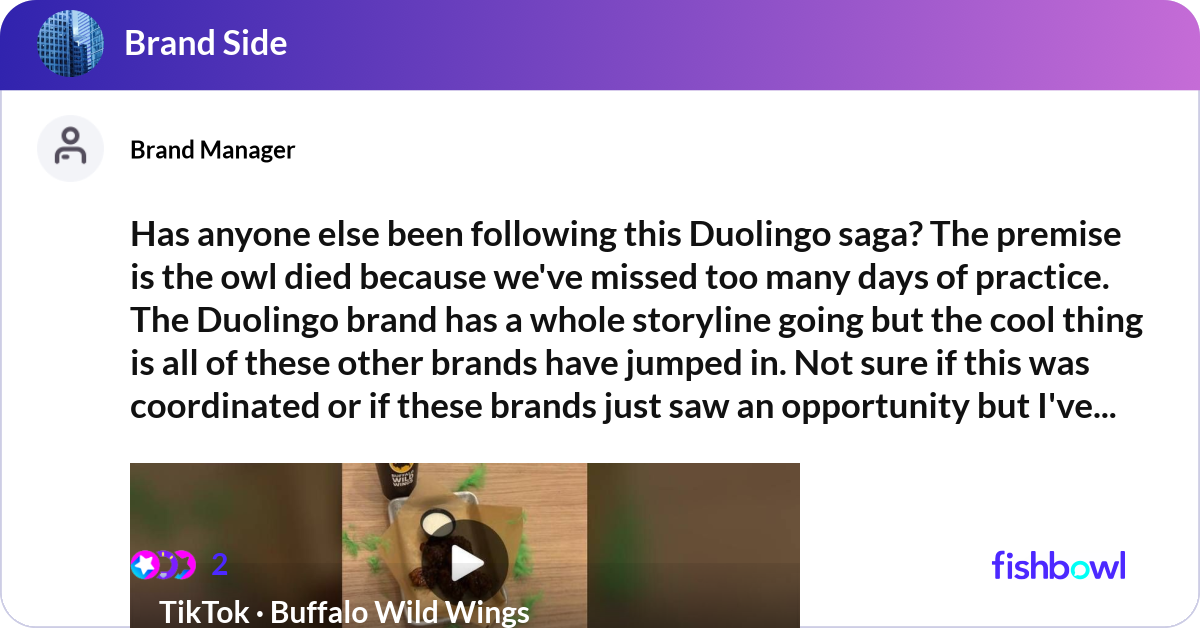 Has anyone else been following this Duolingo saga?... | Fishbowl
