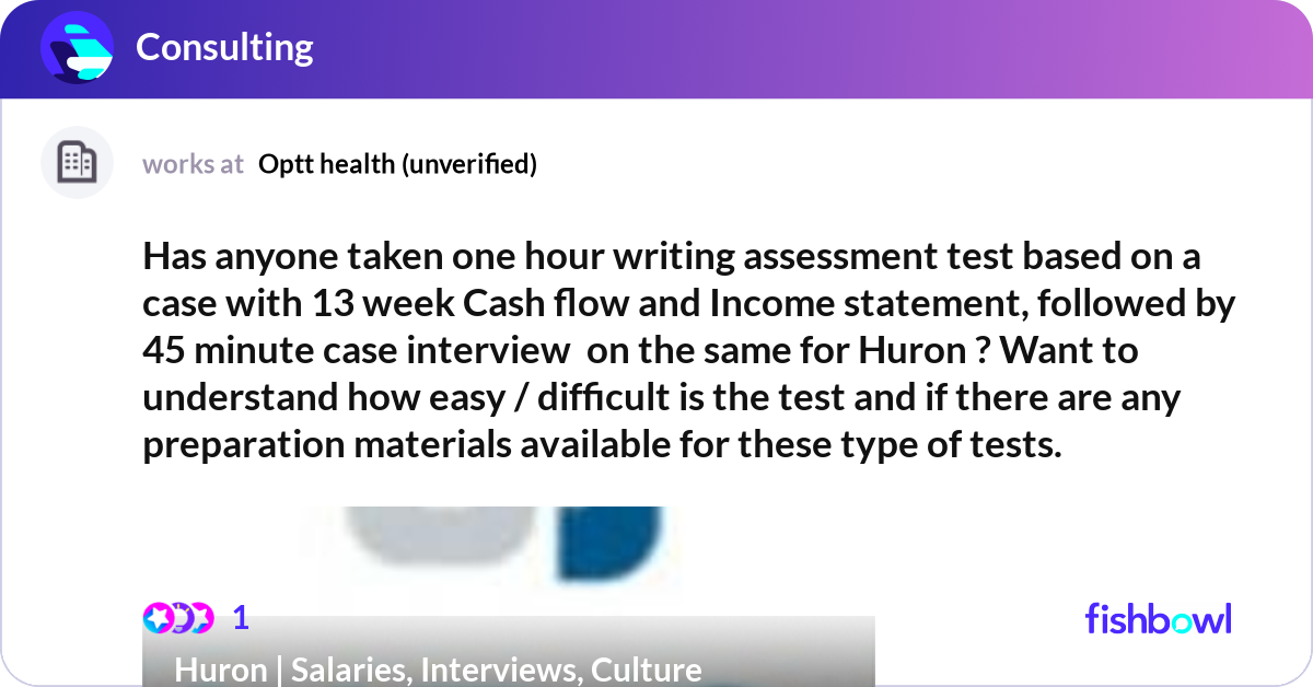 Has anyone taken one hour writing assessment test ... | Fishbowl