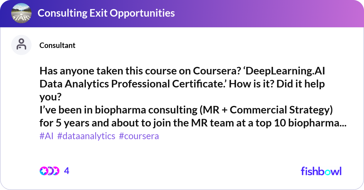 Has anyone taken this course on Coursera? ‘DeepLea... | Fishbowl
