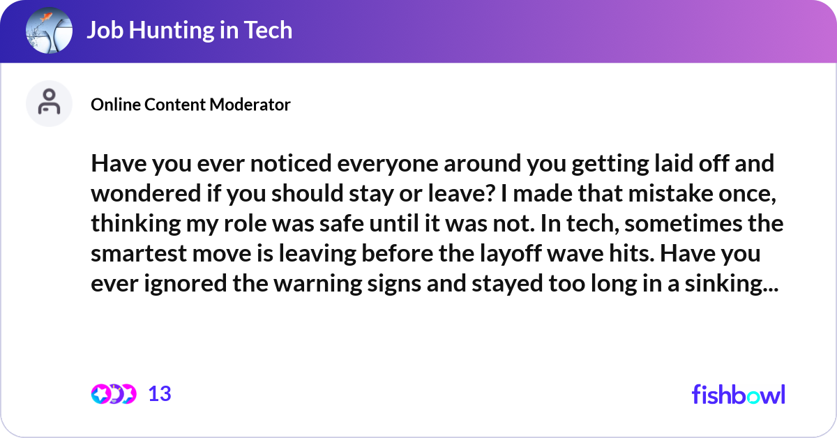 Have you ever noticed everyone around you getting ... | Fishbowl