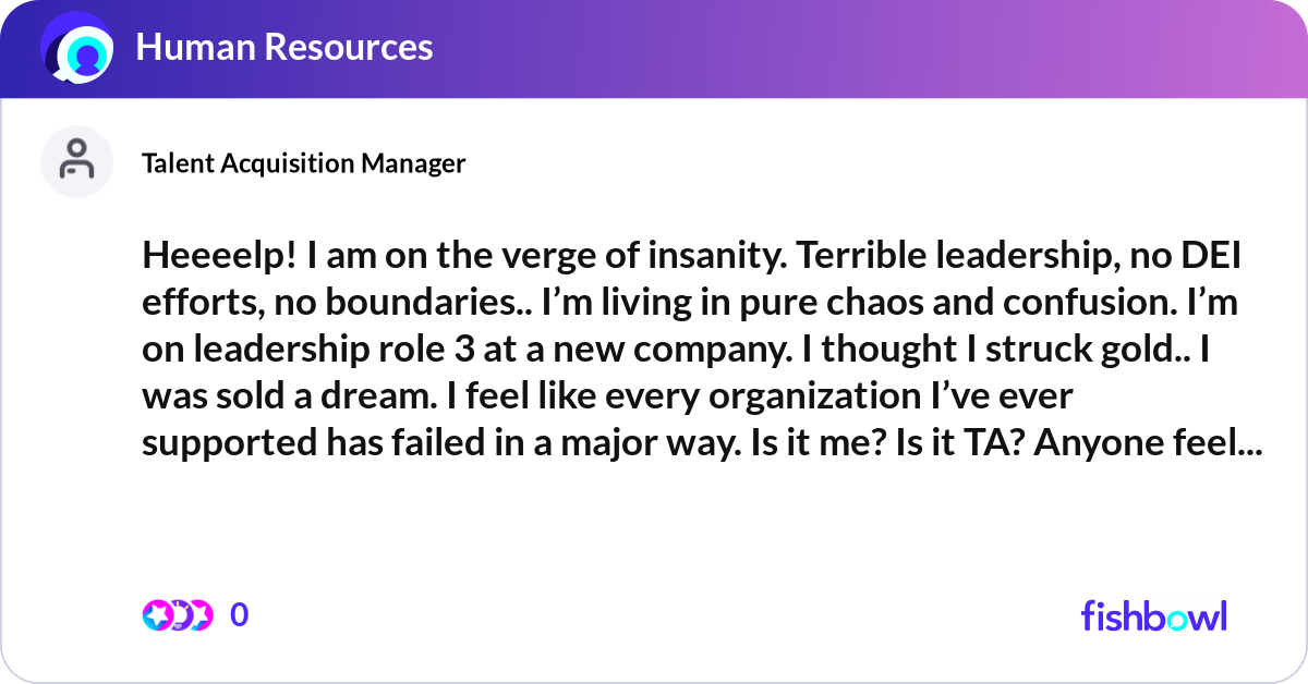 Heeeelp! I am on the verge of insanity. Terrible l... | Fishbowl