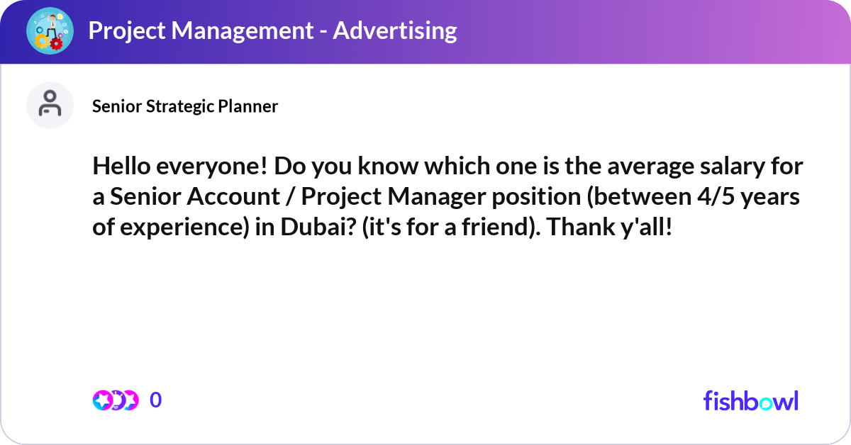 Hello everyone! Do you know which one is the avera... | Fishbowl