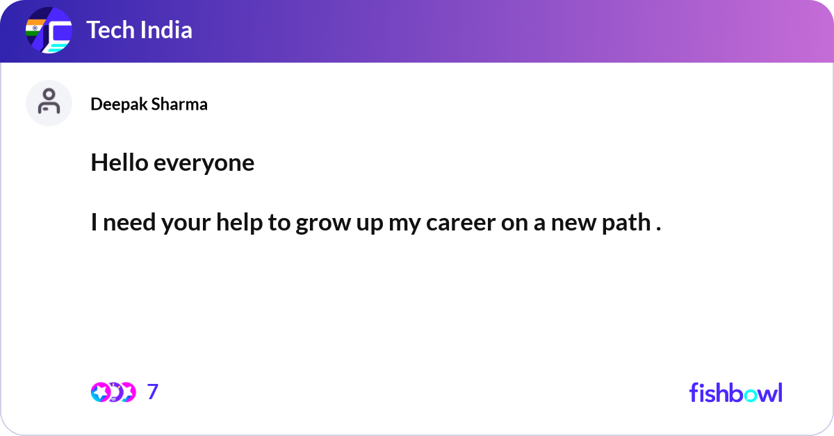 Hello everyone I need your help to grow up my car... | Fishbowl