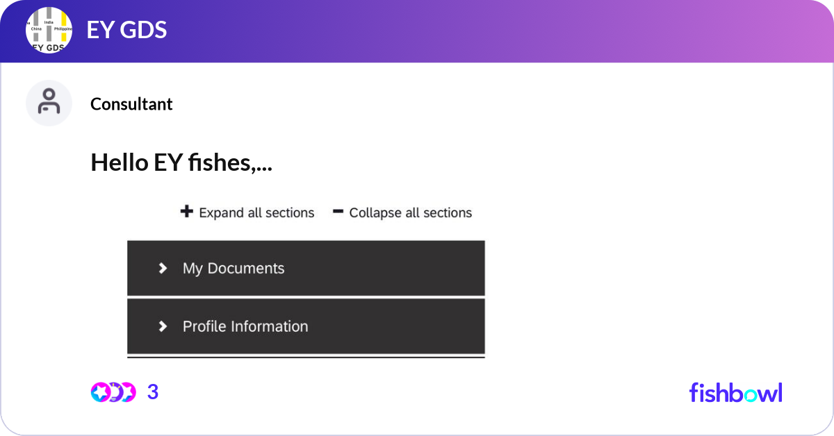 Hello EY fishes, What does ‘You are in the hiring ... | Fishbowl