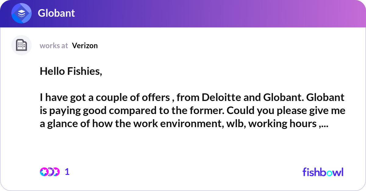 Hello Fishies, I have got a couple of offers , f... | Fishbowl