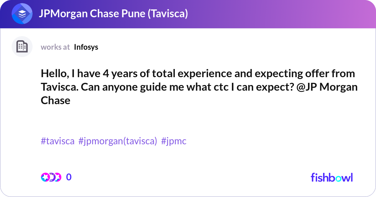 Hello, I have 4 years of total experience and expe... | Fishbowl
