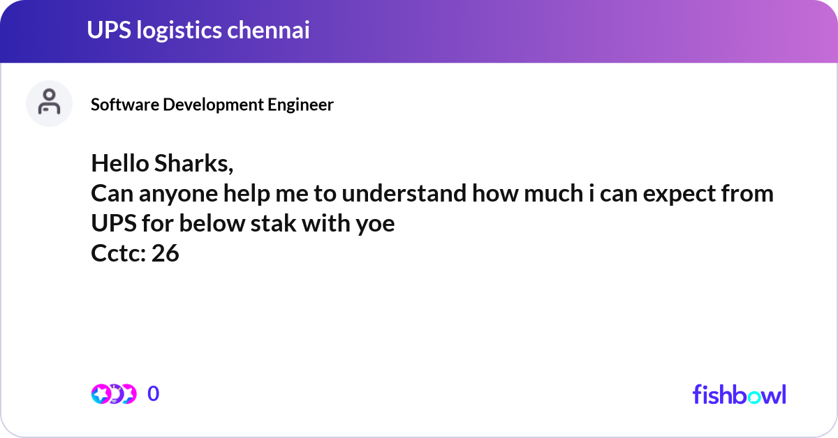 Hello Sharks, Can anyone help me to understand how... | Fishbowl