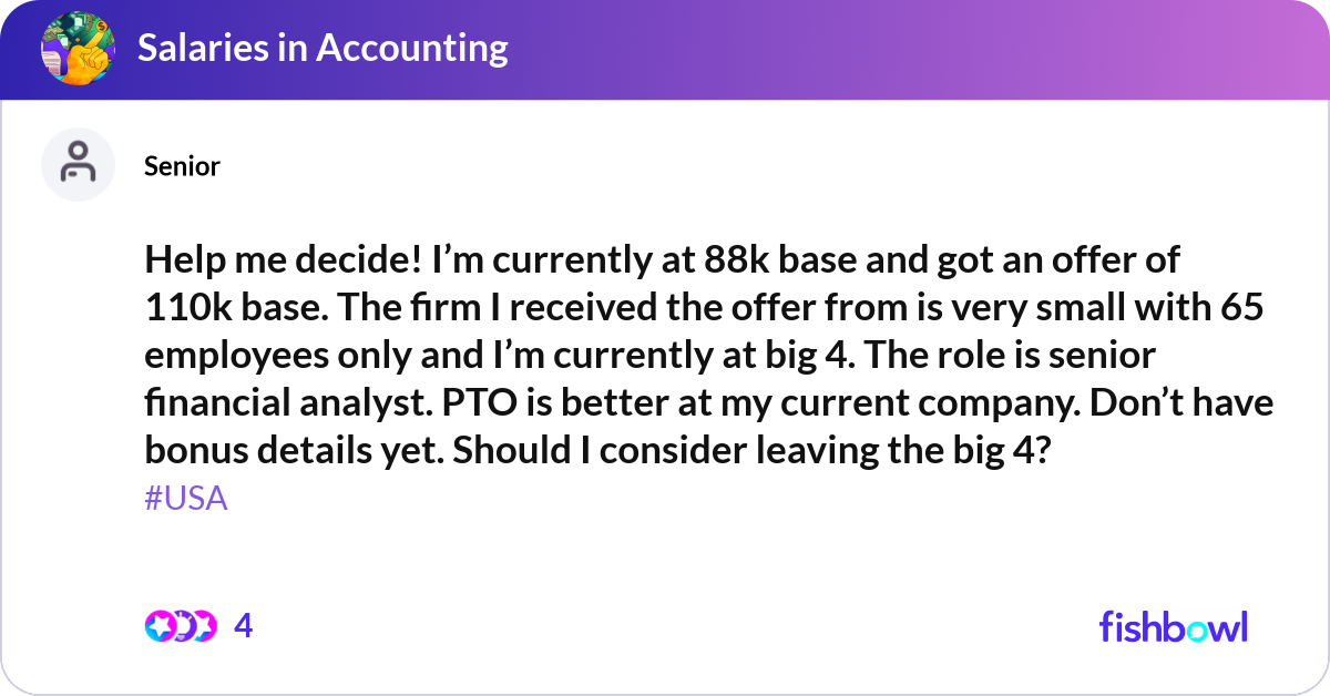 Help me decide! I’m currently at 88k base and got ... | Fishbowl