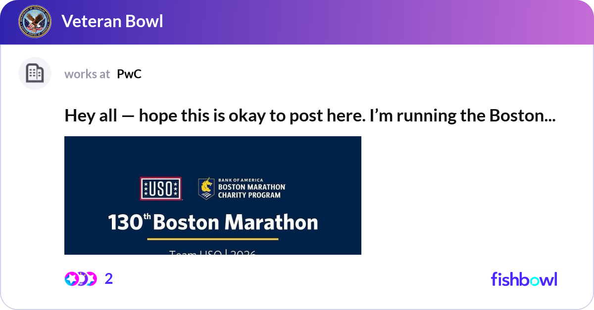 Hey all — hope this is okay to post here. I’m runn... | Fishbowl