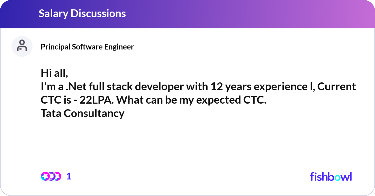 Hi all, I'm a .Net full stack developer with 12 y... | Fishbowl