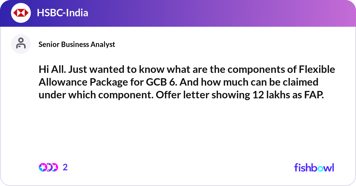 Hi All. Just wanted to know what are the component... | Fishbowl