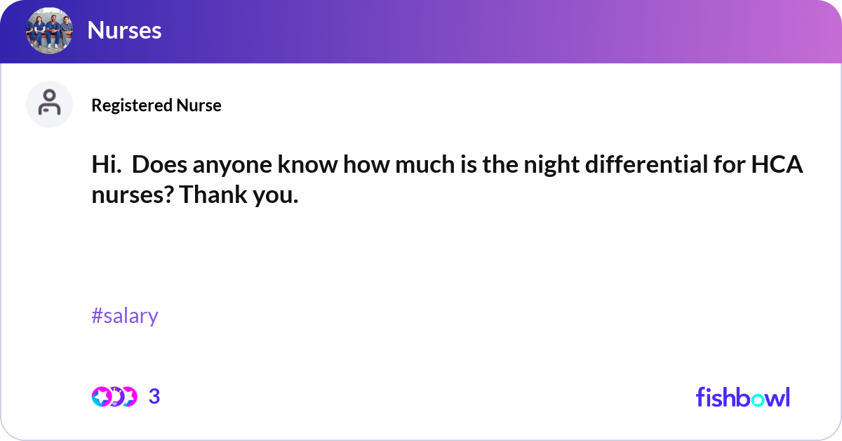 Hi. Does anyone know how much is the night differ... | Fishbowl