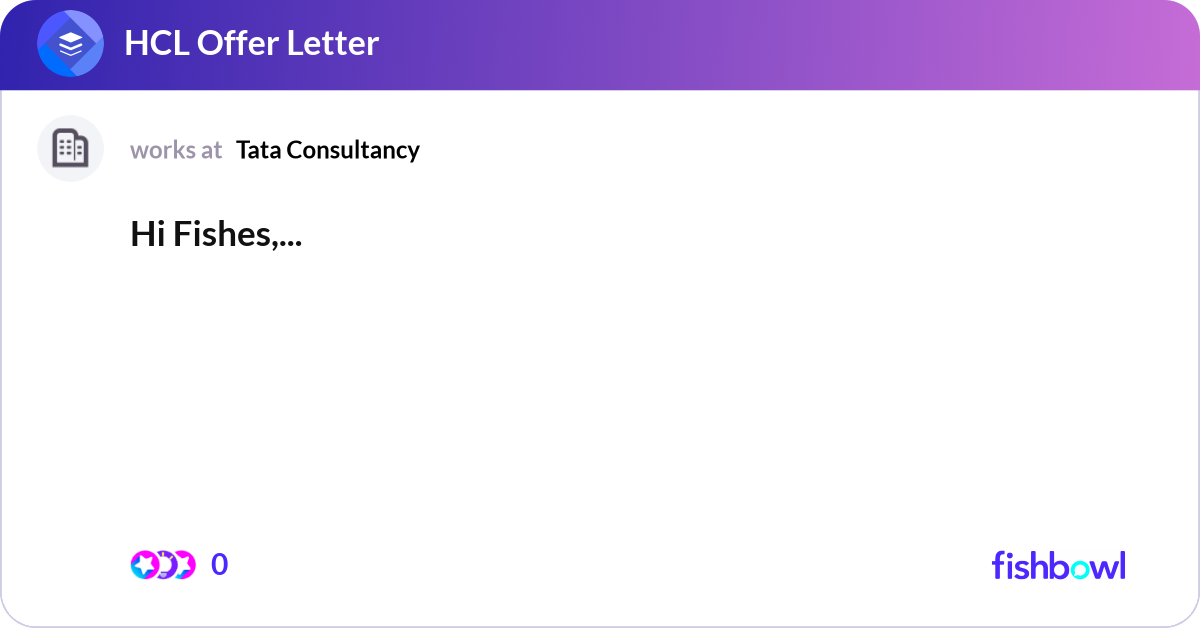 Hi Fishes, Can anyone let me know what I would ge... | Fishbowl