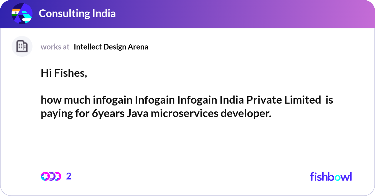 Hi Fishes, how much infogain Infogain Infogain In... | Fishbowl