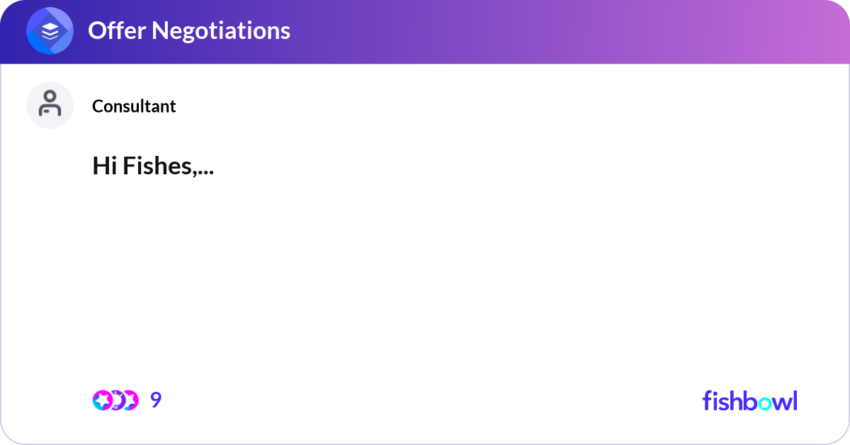 Hi Fishes, Kindly help me choose. Offer 1 - Open... | Fishbowl