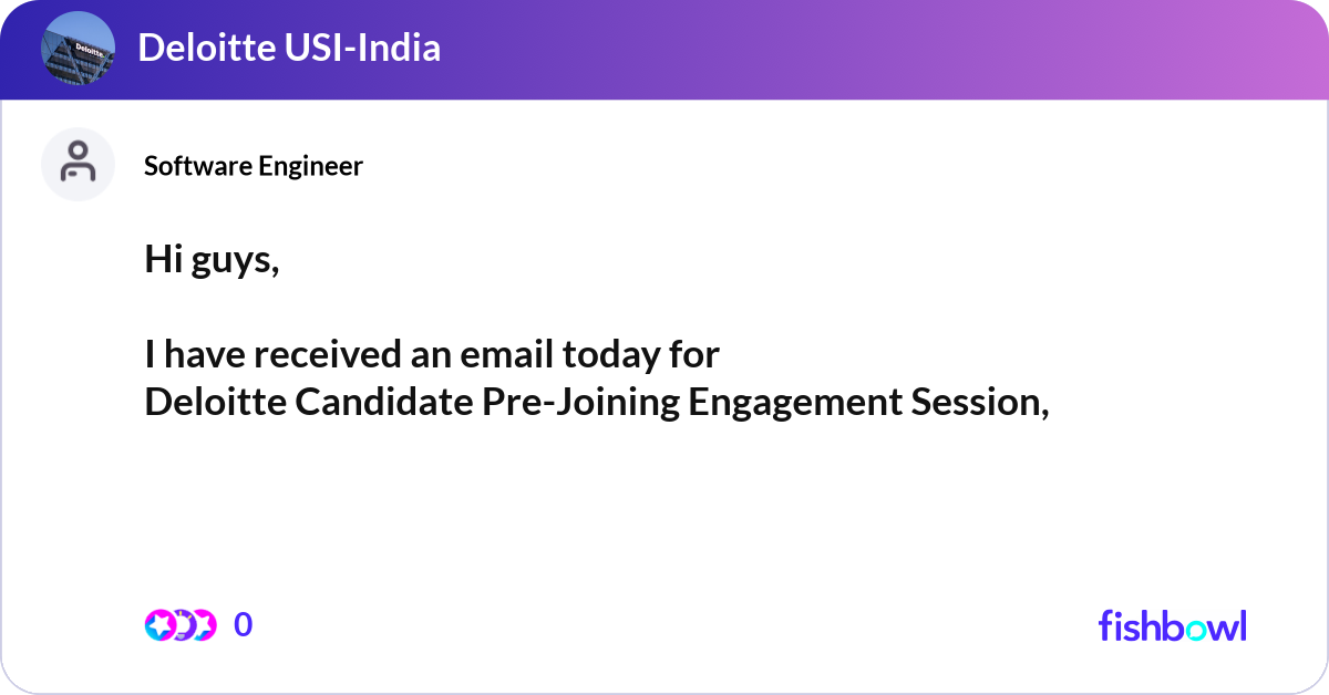 Hi guys, I have received an email today for Delo... | Fishbowl