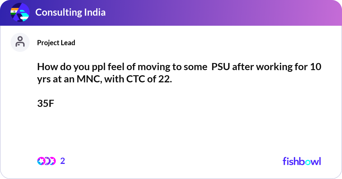 How do you ppl feel of moving to some PSU after w... | Fishbowl