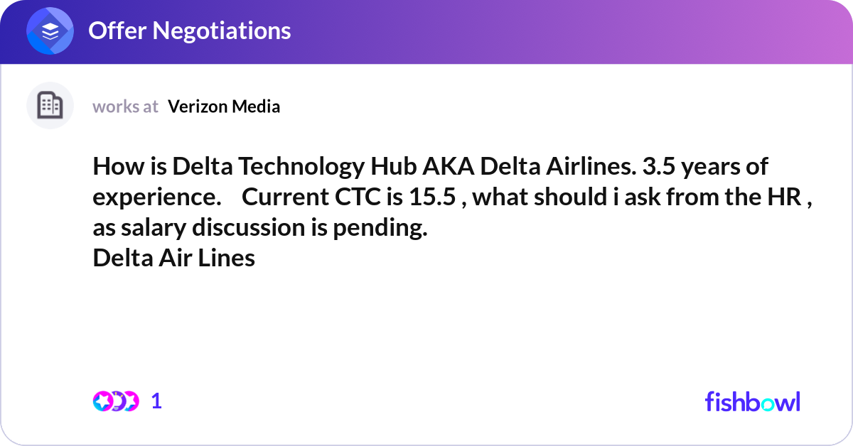 How is Delta Technology Hub AKA Delta Airlines. 3.... | Fishbowl