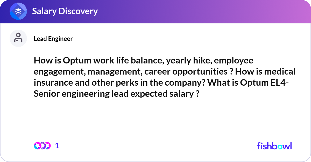 How is Optum work life balance, yearly hike, emplo... | Fishbowl