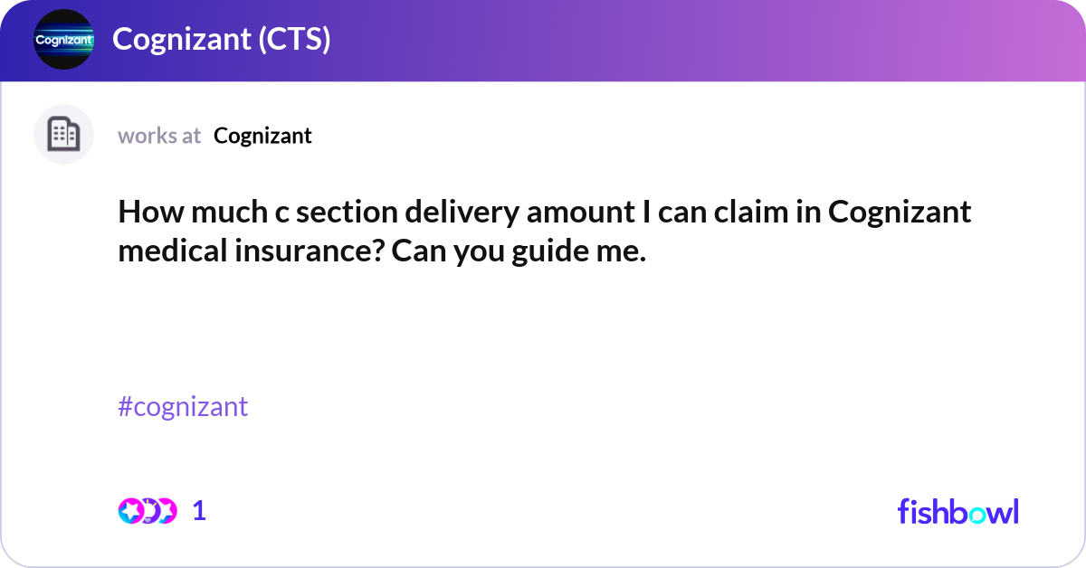 How much c section delivery amount I can claim in ... | Fishbowl