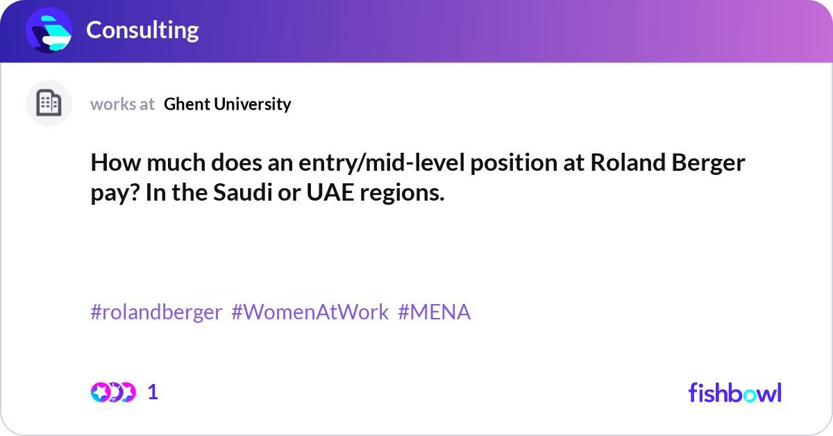 How much does an entry/mid-level position at Rolan... | Fishbowl