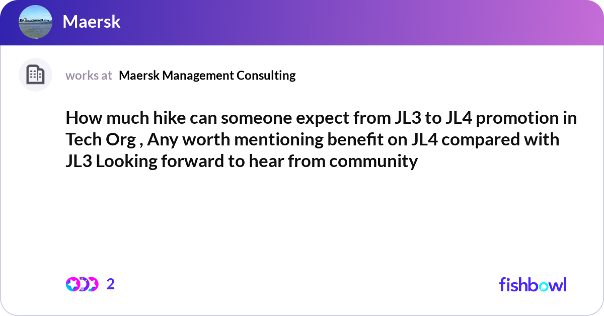 How much hike can someone expect from JL3 to JL4 p... | Fishbowl