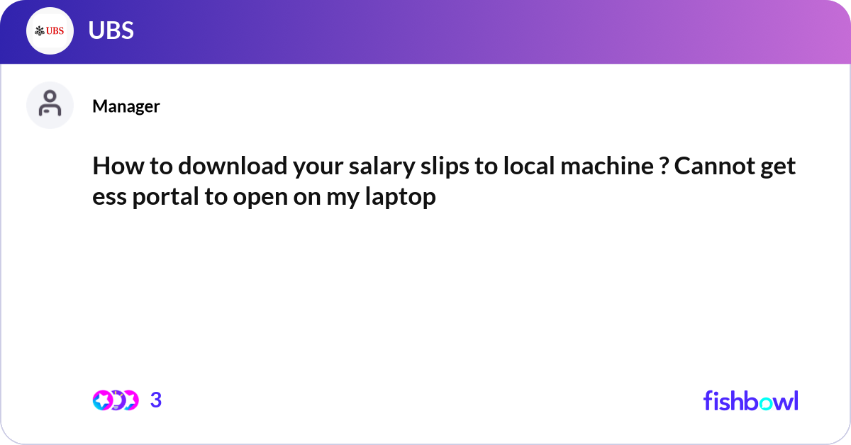 How to download your salary slips to local machine... | Fishbowl