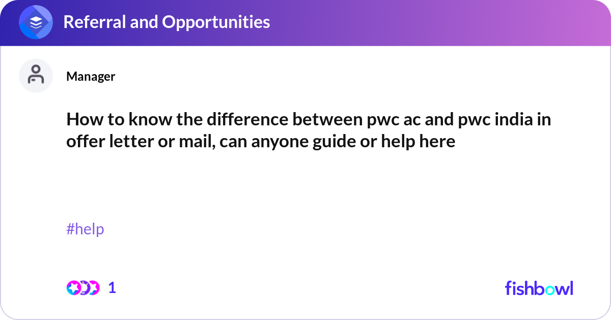 How to know the difference between pwc ac and pwc ... | Fishbowl