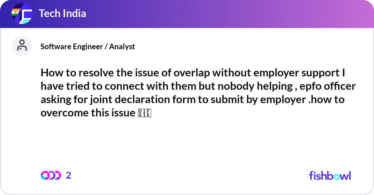 How to resolve the issue of overlap without employ... | Fishbowl