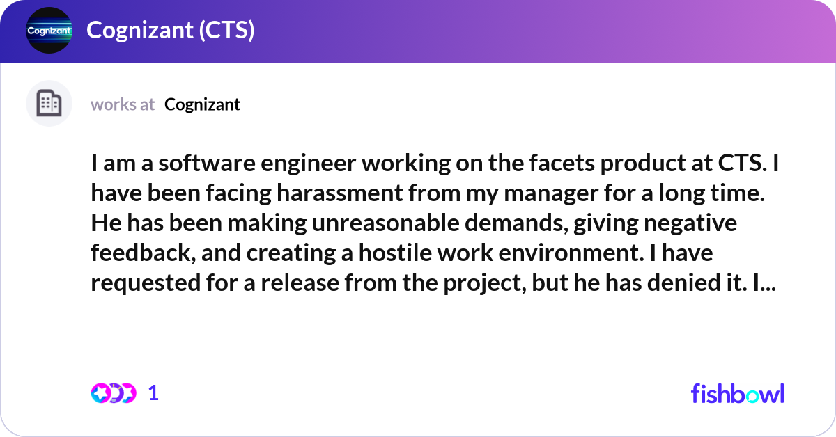 I am a software engineer working on the facets pro... | Fishbowl